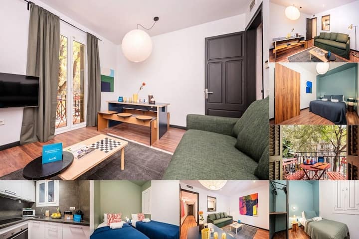 Groupflat 3 Nice Flats Nice Area Pl. Espanya 17ppl - Aéroport de Barcelona-El Prat (BCN)