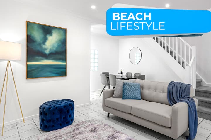 Beach+backyard | Jetty Rd Carport Bbq Wifi Airport - Glenelg