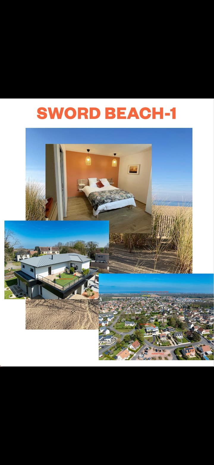 Appartement Guesthouse1 Sword Beach - Plage d'Hermanville-sur-Mer