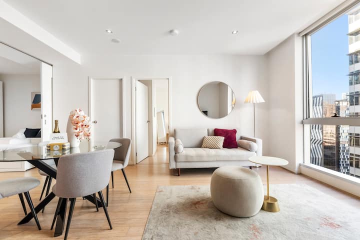 Stylish Luxe Cbd 2br Apt In Qv Melbourne Central - メルボルン