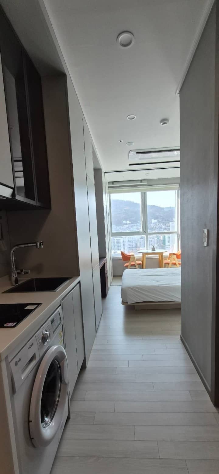 The Bay With Family /시몬스&쇼파베드1개&중심가&온돌보일러 - 부산광역시