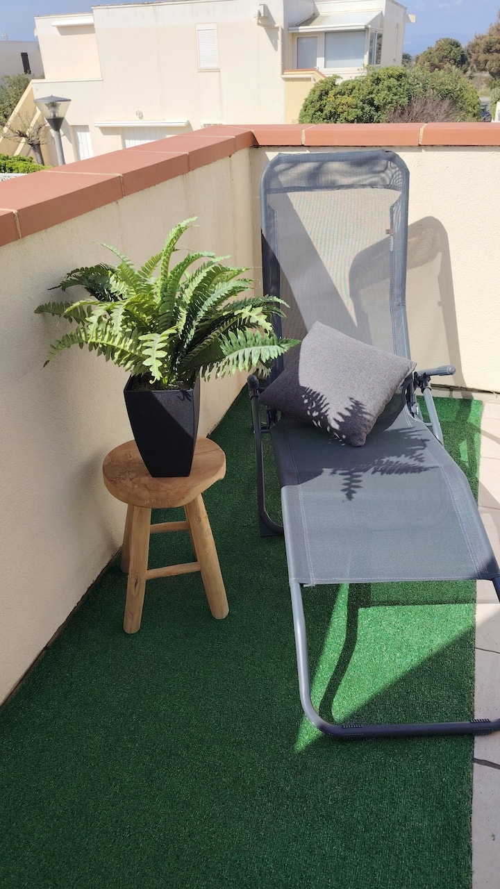 Coquet Appartement Situé à 200 Mètres La Plage - Le Barcarès