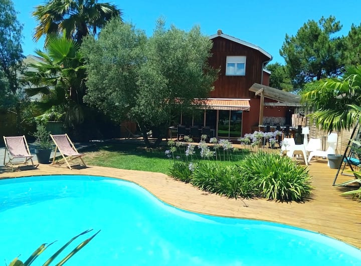 Villa 220m2 Piscine Chauffée - Arcachon