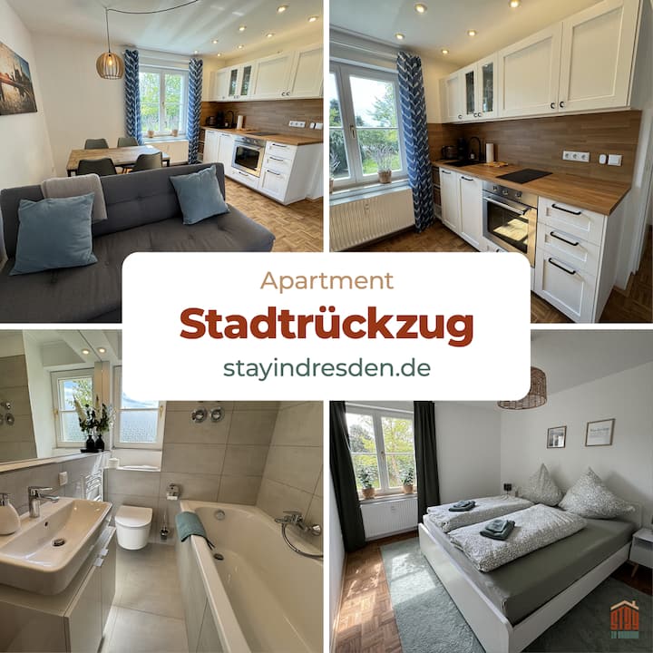 Stayindresden-de Stylish City Retreat Kingsize Bed - Dresden