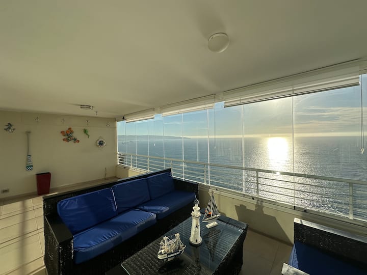 Hermoso Depto Con Vista Al Mar - Concón