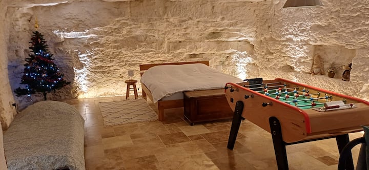 Troglo La Roche Tourangelle + Vélos - Francia