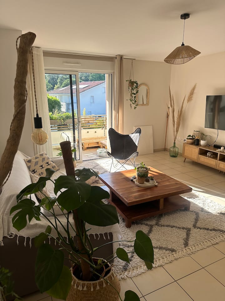 Appart Cosy, 5min Forêt/plage - Labenne