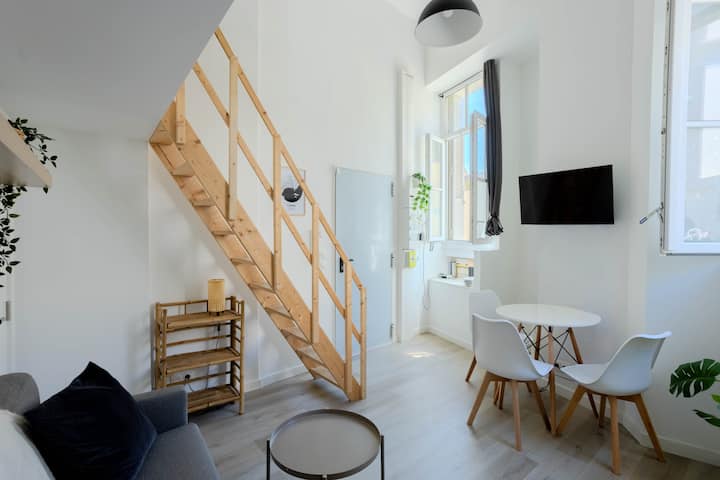 Studio | Gare, Plages & Croisette à 5min à Pied - Cannes