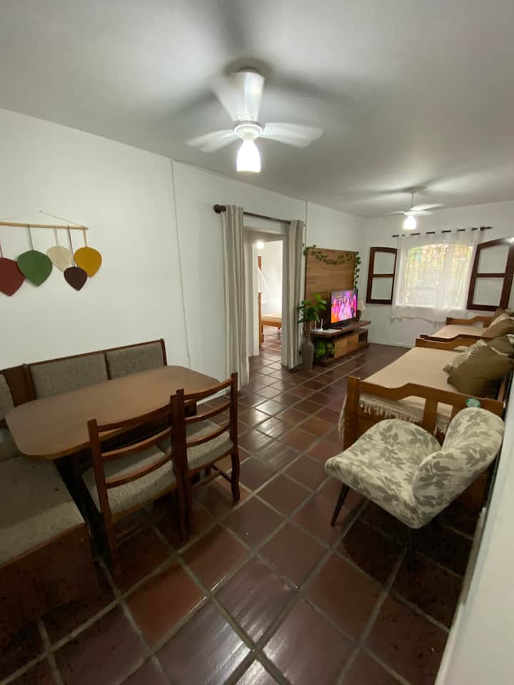 Lindo Apt 2 Dorm /7 Pess. /2 Wc /5 Min Praia /Wifi - Ubatuba