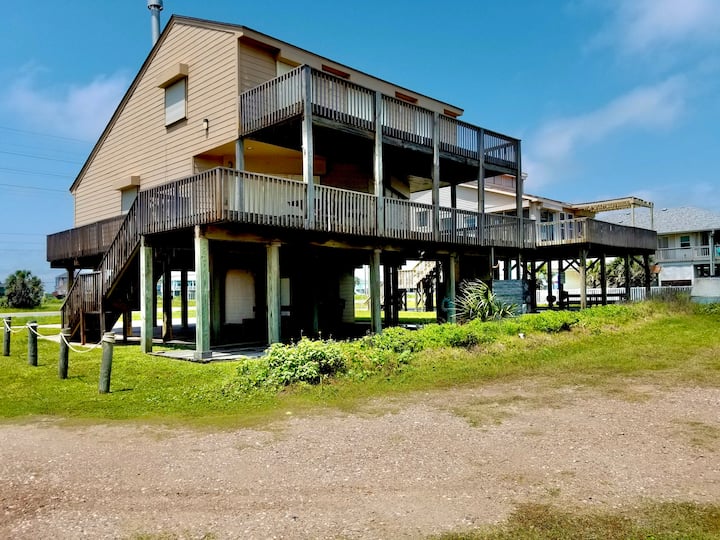 Fifty Steps To The Beach & 2 Huge Decks - Jamaica Beach, TX