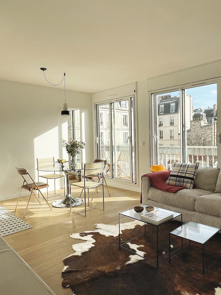 Appartement Avec Terrasse Vue Sur Le Sacré Cœur - Párizs