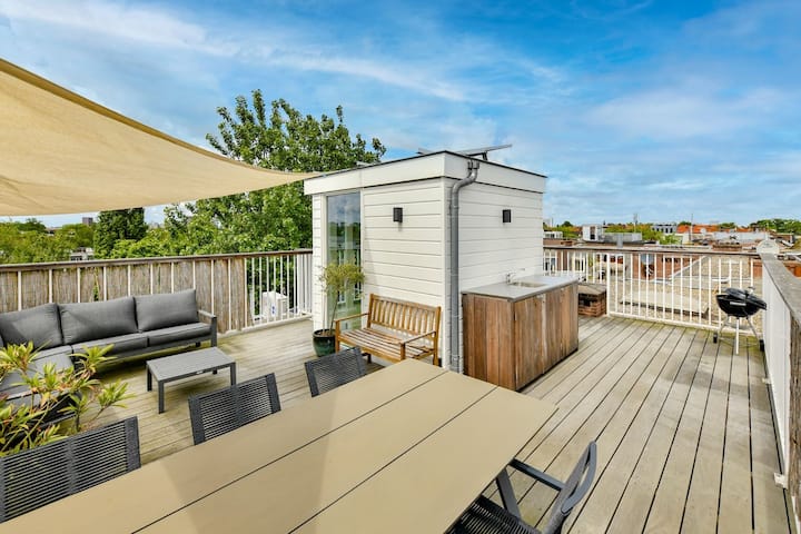 Cosy Luminous Flat With 360 Rooftop Views - Amsterdam