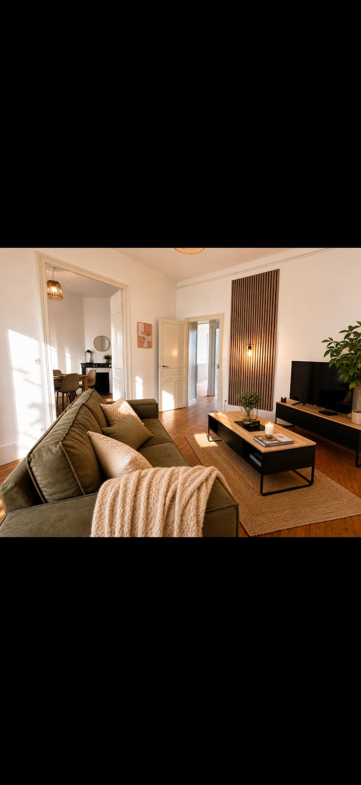 Appartement Rdc 3 Chambres 6 Pers Centre Ville - Moulins