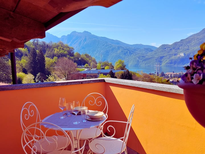 Larius Apartment - Comolakeview, Free Parking - Mandello del Lario