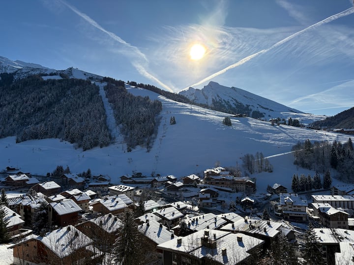 Appartement Esprit Chalet Avec Vue 5 Pers Centre - La Giettaz