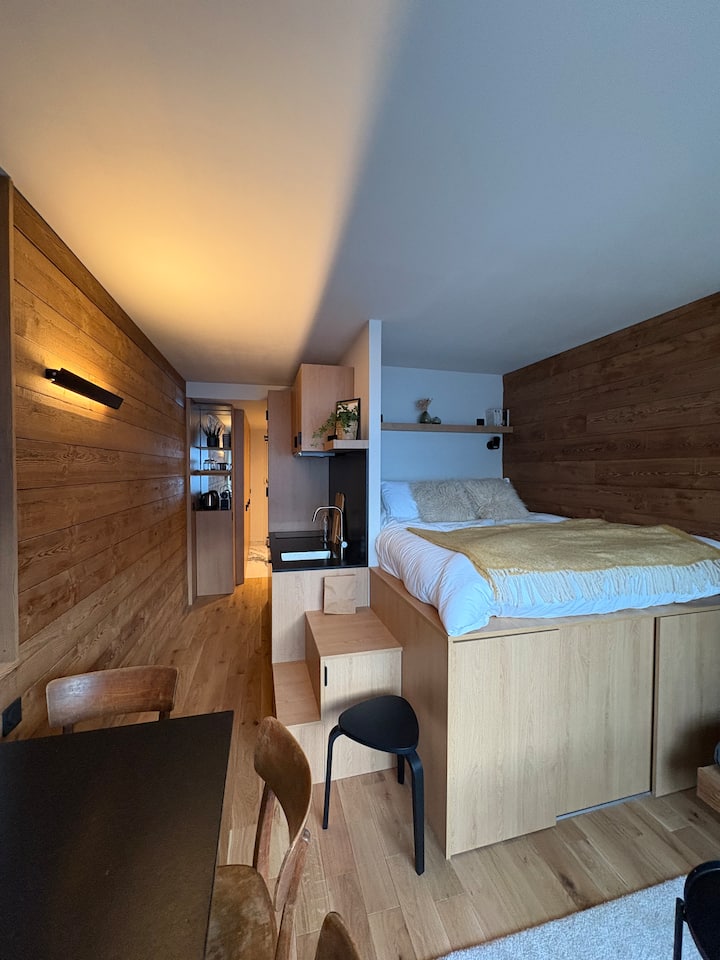 Appartement 3* Esprit Chalet Avec Vue Centre - Le Grand-Bornand