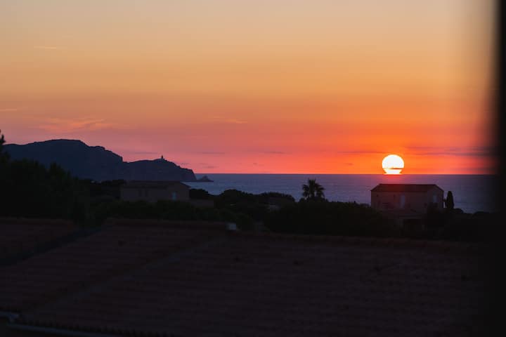 T4 Vue Exceptionnelle 80m2, 3ch, Sant Ambroggio - Lumio