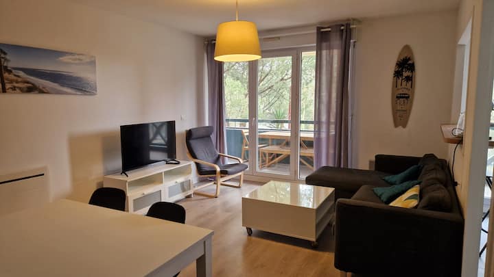 Appartement T4 - Plage à 900m - Terrasse- Parking - Bayonne