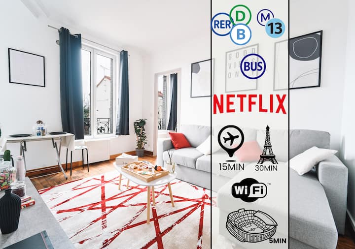 •Douceur Citadine Près De Paris• - Stade de France