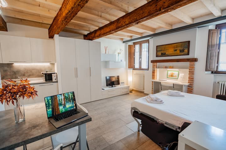 Studio Apartment In The Historic Centre | Goldensuitesitaly 902 - Mantova