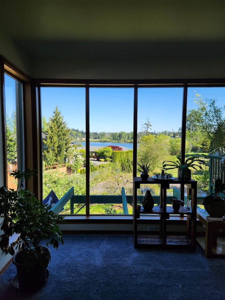 Hammons (B) Qn Adj Bed,pvt Bath,&pvt Deck,lakeview - Snohomish, WA