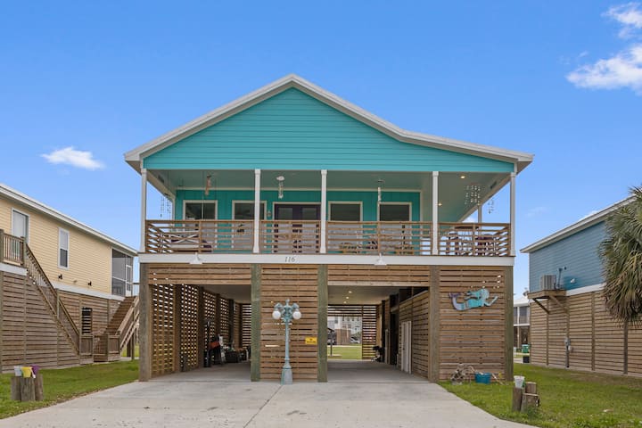 The Mermaid Cove - Walk To The Beach. Hot Tub! - Gulfport, MS