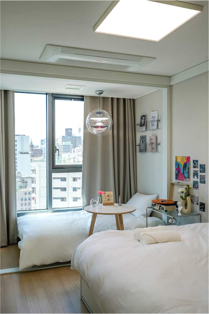 Open Sale/명동/ 충무로역 도보 3분/헬스장/장기 숙박 할인 - Seoul