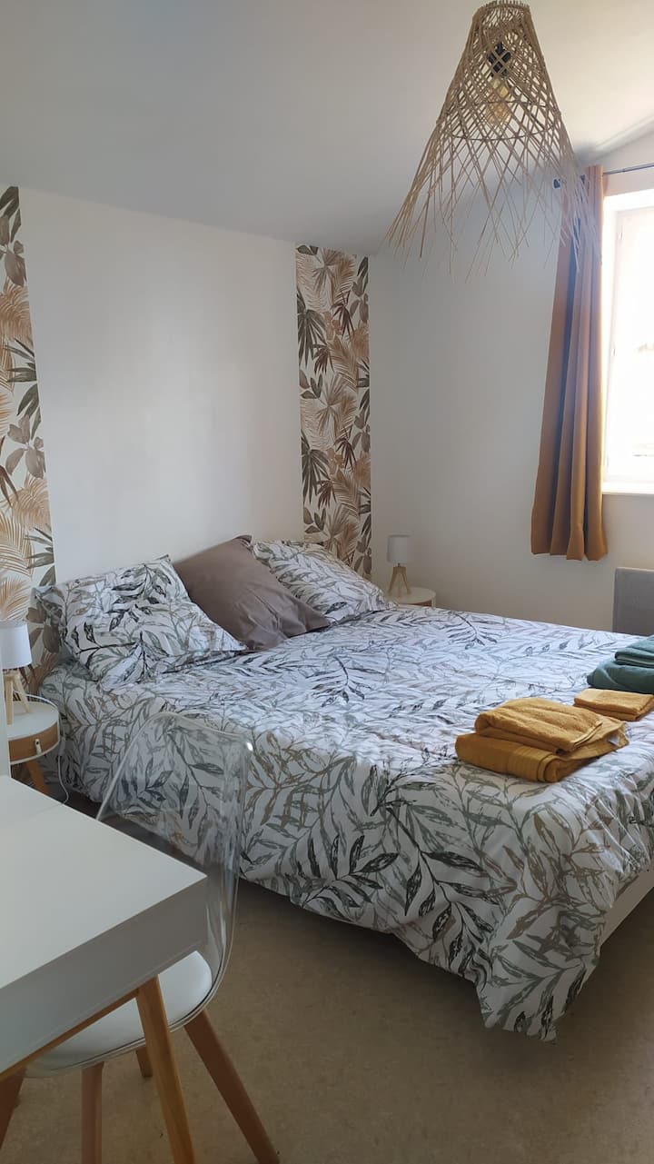 Chambre Zen - Salle De Bain Privée - Feurs