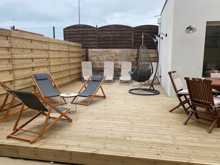 Maison Confortable Plein Centre - Quend Plage