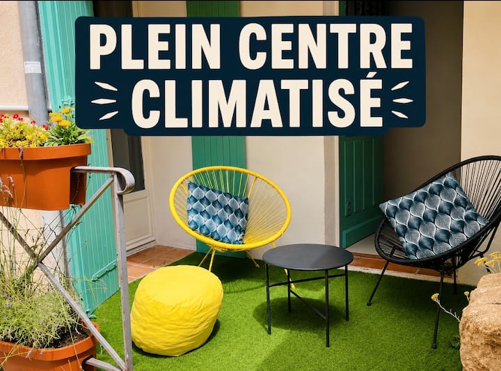 Cosy Studio Climatisé Avec Terrasse - Aix-en-Provence