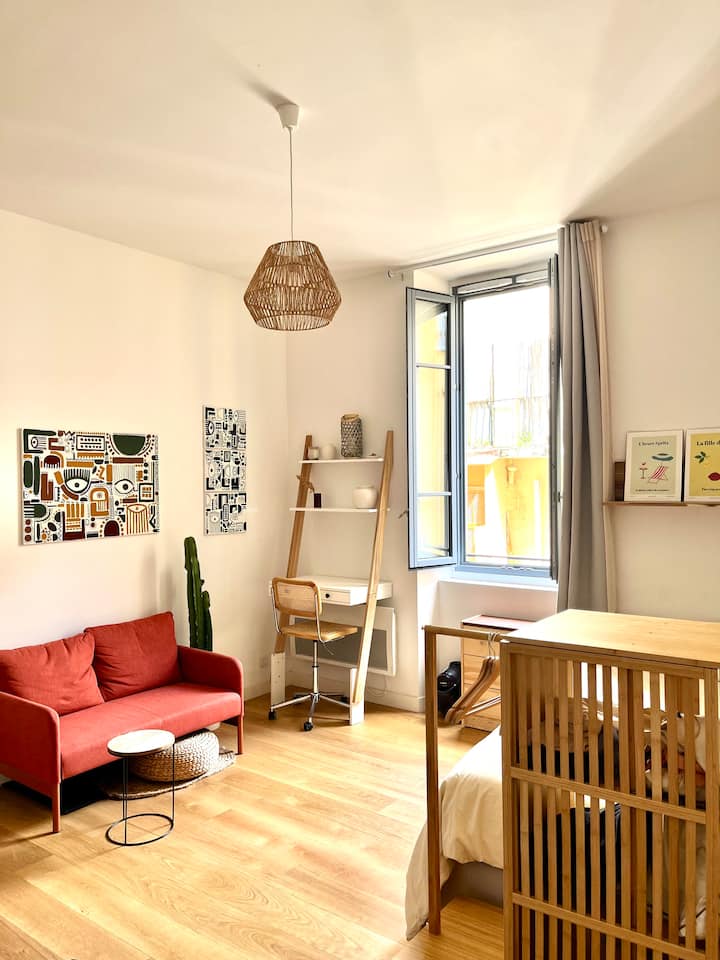Studio D’artiste Cosy, Centre-ville - Nizza