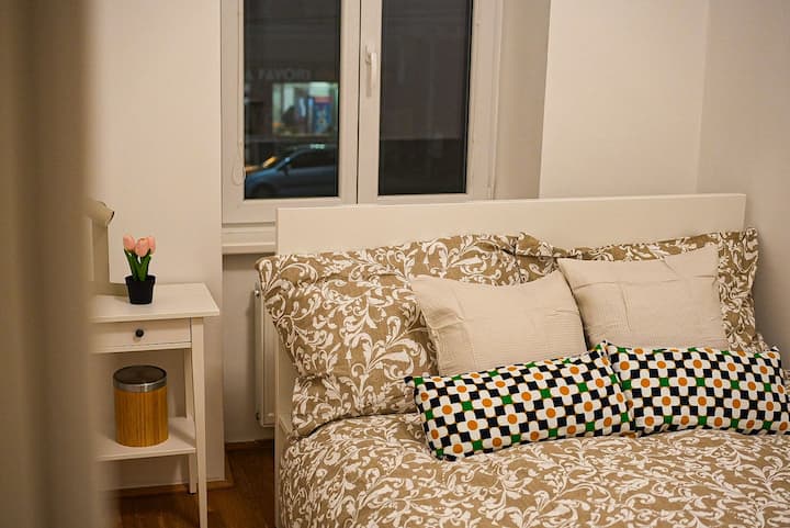 Cozy Room 2
Central Station (Hbf)
Double Bed - Vienna
