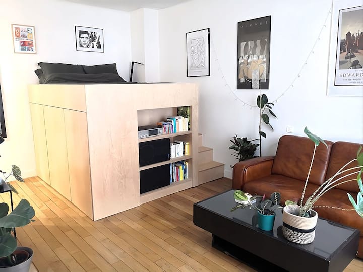 Studio Cosy Tout éQuipé • 30m² à 2 Min Du Métro - Montreuil-sur-Mer
