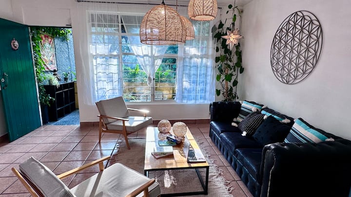 Sanctuary House Roma. Sunny & Huge.patio & Balcony - Mexico City