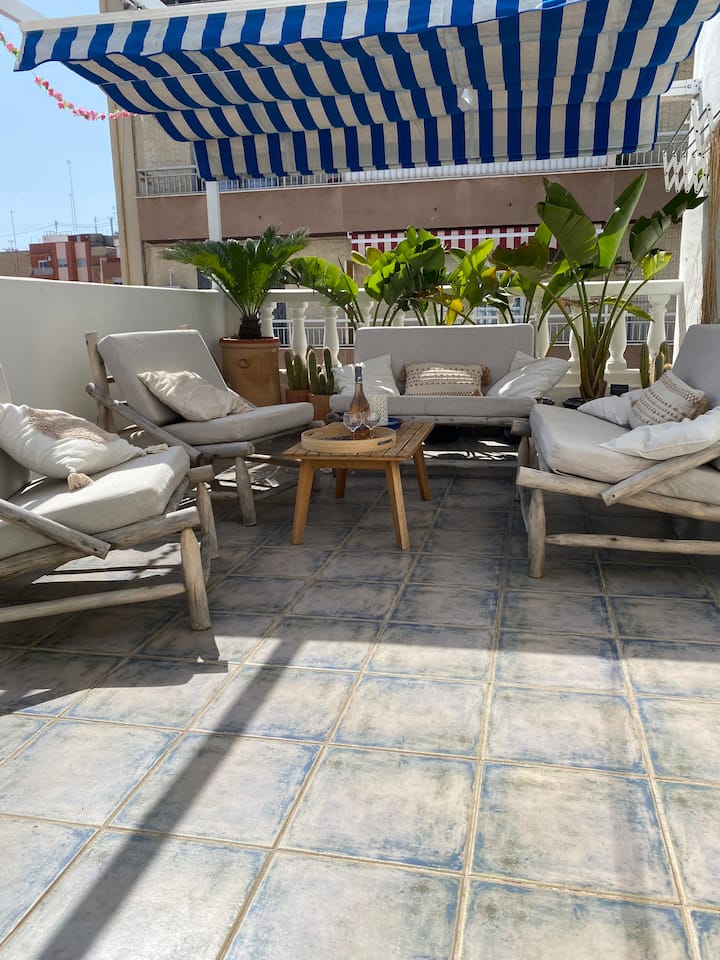 Charmante Maison Pêcheur Cabanyal Cabayal - Valence en Espagne