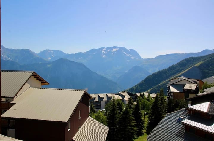 4 à 6pers  Vue Montagnes  Parking  2 Min Pistes - L'Alpe d'Huez
