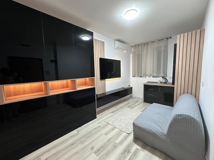 Cozy Black 1 Bedroom Apartment - Bucarest