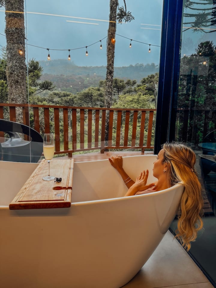 Cabana Com Design Exclusivo E Café Da Manhã - Urubici