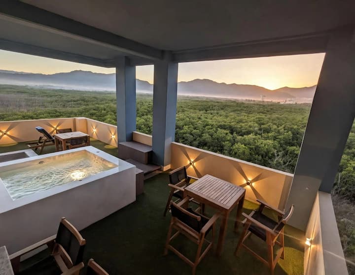 Loft Près Du Port De Plaisance - Toit-terrasse Avec Vue Sur L'estuaire. - Puerto Vallarta