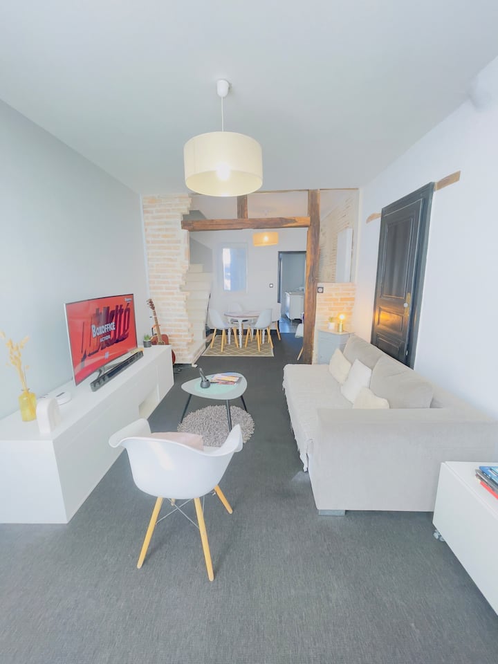 La Mancelle - Jardin - 2 Voyageurs - Wifi - Le Mans