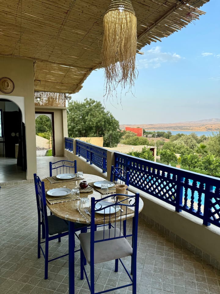 Villa Avec Piscine Privée Et Vue Sur Lac/montagne - Maroc