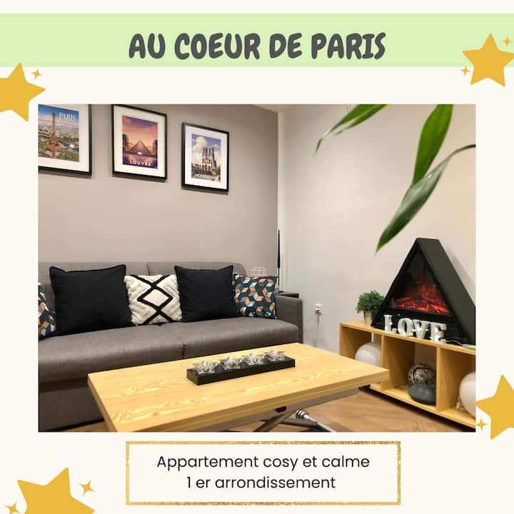Appartement Cosy & Calme Au Cœur De Paris 1er - Parigi