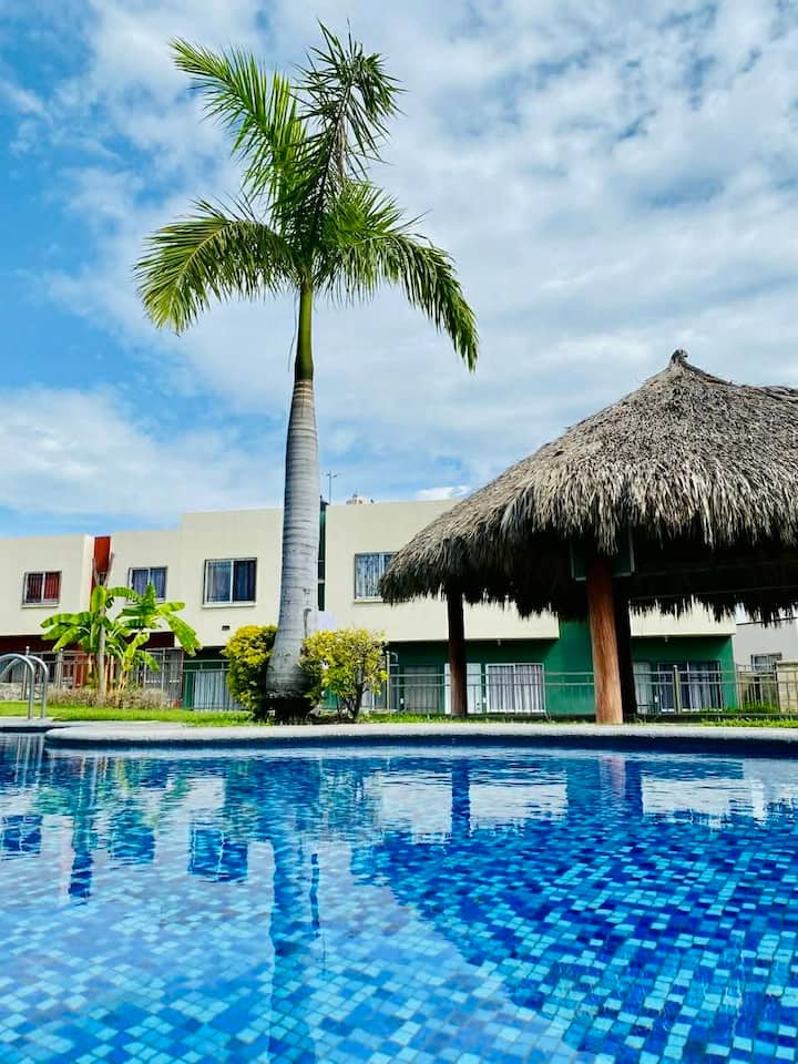 Casa En Temixco, Frente A Alberca Y áReas Verdes - Cuernavaca