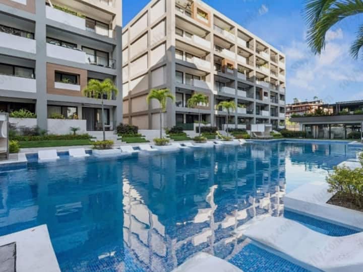 Departamento Nuevo, Lugar De Relajación Y Descanso - Nuevo Vallarta