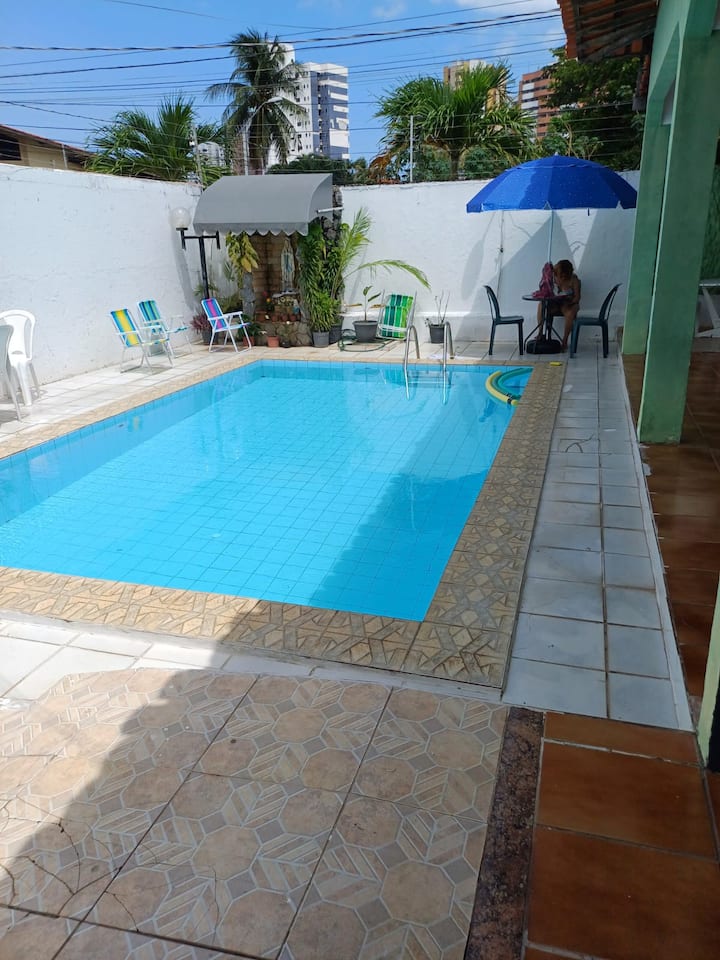 Casa Em áRea Nobre P Viagem , Trabalho E Família - 상루이스