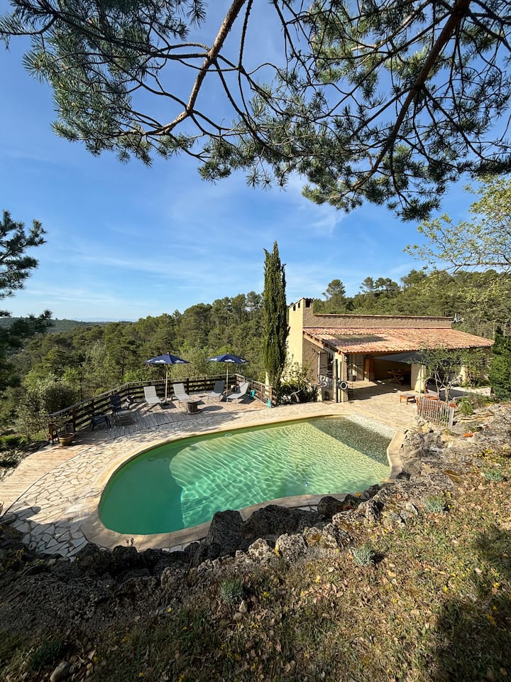 Villa Au Calme Avec Piscine - Esparron-de-Verdon
