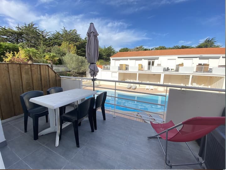 T2 à 400m De La Plage Avec Piscine Et Parking - Saint-Jean-de-Monts