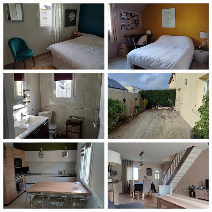 Maison Au Calme  Proche Musée Du Memorial - ibis Budget Caen Memorial