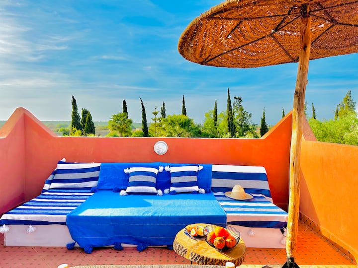 Villa 2 Ch Climatisée Avec Piscine Sans Vis-à-vis - Essaouira