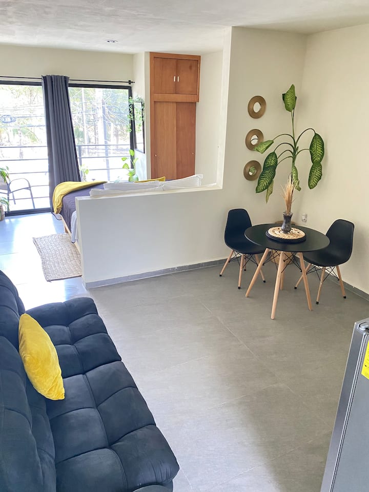 Céntrico Loft En Cancún Para 2+a/c+wifi +Tv - Cancún